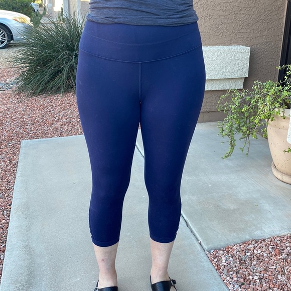 Zella | Pants & Jumpsuits | Zella Navy Blue Leggings With Side Cut Outs ...